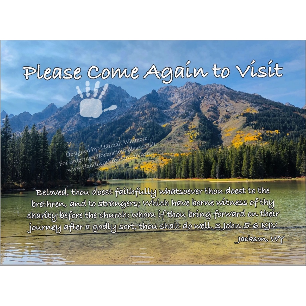 Mountain Scenery (CARD-0131)- 10 Cards - Hannah’s Handiwork